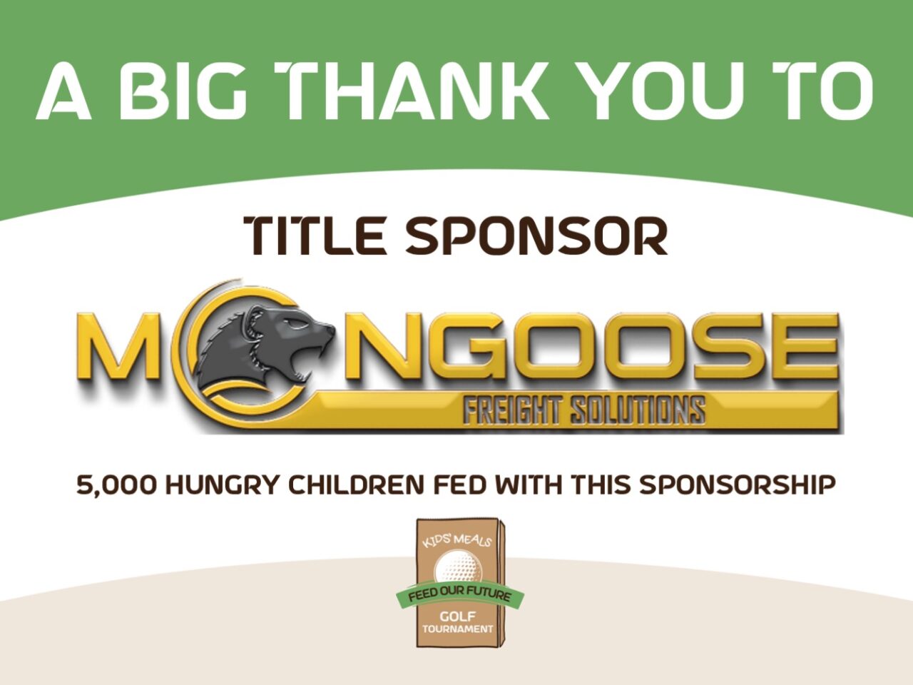 Kids' Meals Feed Our Future Golf Tournament - Kids Meals Inc